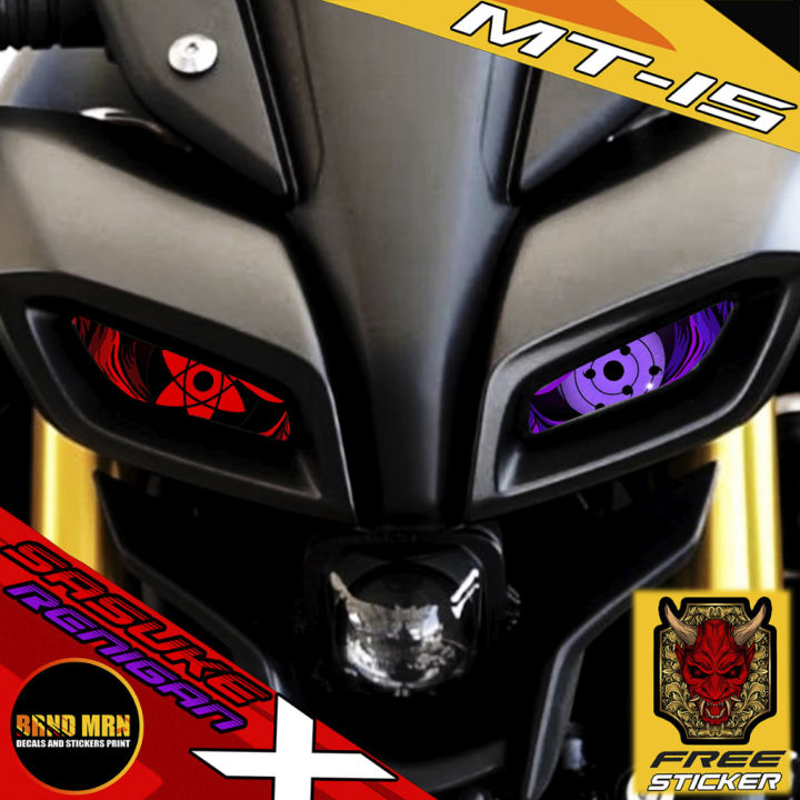 YAMAHA MT-15 EYE SHARINGAN EYE STICKER TINT | Lazada PH
