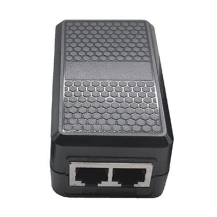 【Latest model】1000Mbps 30W POE Injector Plug Replaceable Gigabit 30W ...