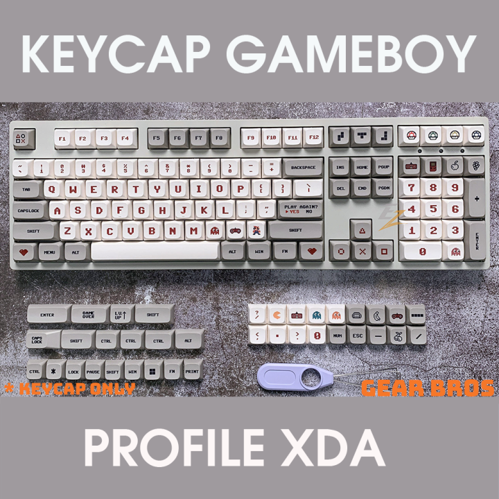 Keycap XDA RETRO GAMEBOY Thick PBT Dyesub 146 Phím Của EZPC | Lazada.vn