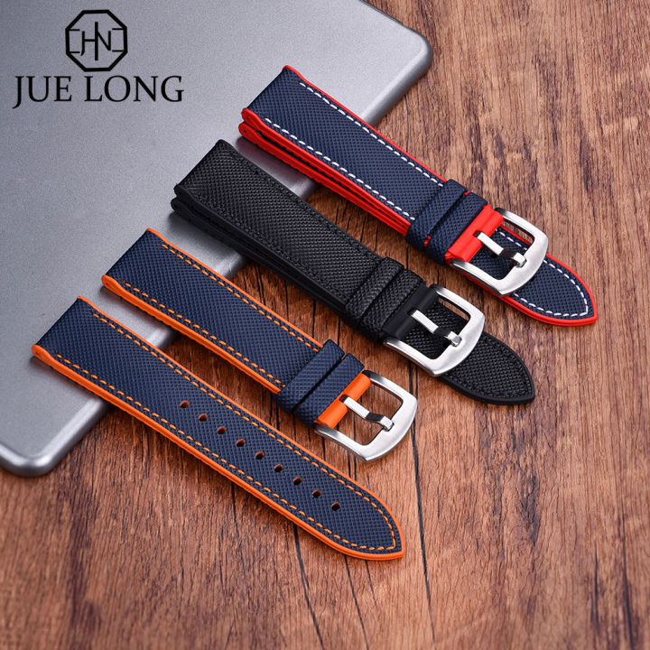 New Design Fluoro Rubber Watch Strap Multi Colors 20mm 22mm Women Men ...