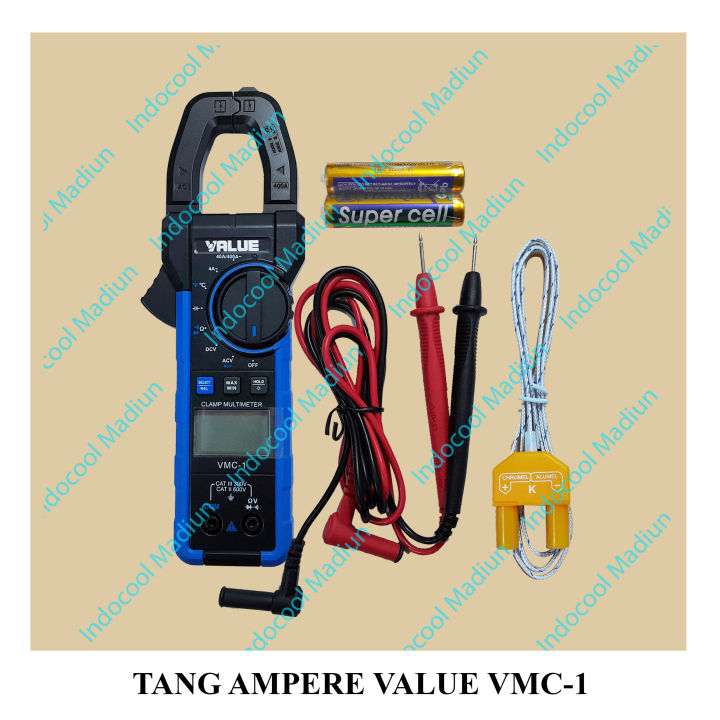 DIGITAL CLAMP METER/TANK AMPER/TANG AMPERE VALUE VMC-1 | Lazada Indonesia