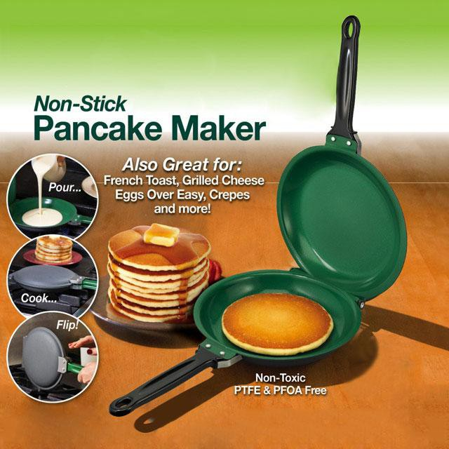 Non-Stick Pancake Maker Double Sided Pan ( BUY 1 GET 1 FREE GIFT 🎁 ...