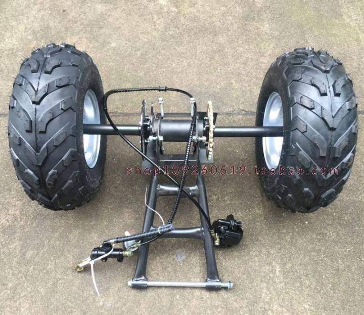 DIY four-wheeled ATV Two-wheeled modified tricycle parts rear axle ...