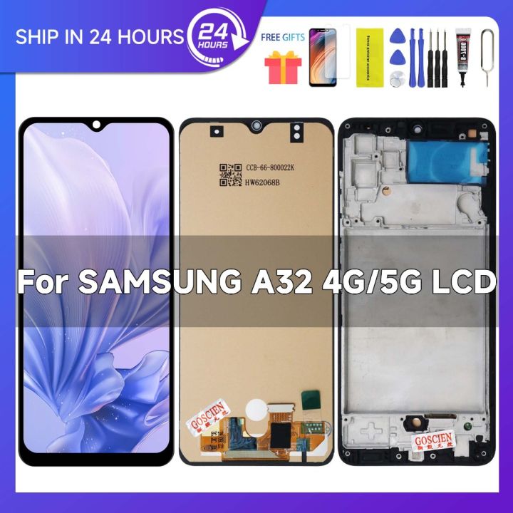 Screen For Samsung Galaxy A32 4G A325 A325F / A32 5G A326 SM-S326B LCD ...