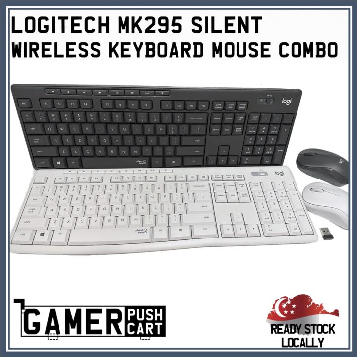 Logitech Mk295 Silent Wireless Keyboard Mouse Combo Lazada Singapore