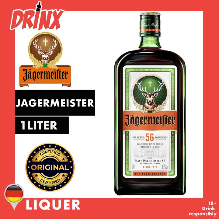 Jagermeister Herbal Liqueur 1L | Lazada PH