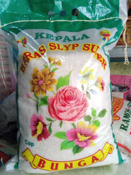 BERAS RAMOS SETRA CAP BUNGA 10KG SUPER- SP | Lazada Indonesia