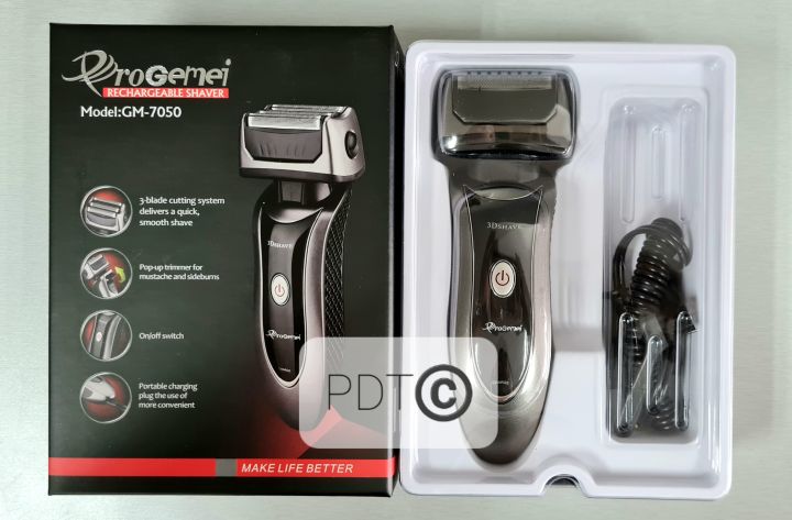 PRO-GEMEI GM7050 original geemy shaver barber & salon / electric razor ...