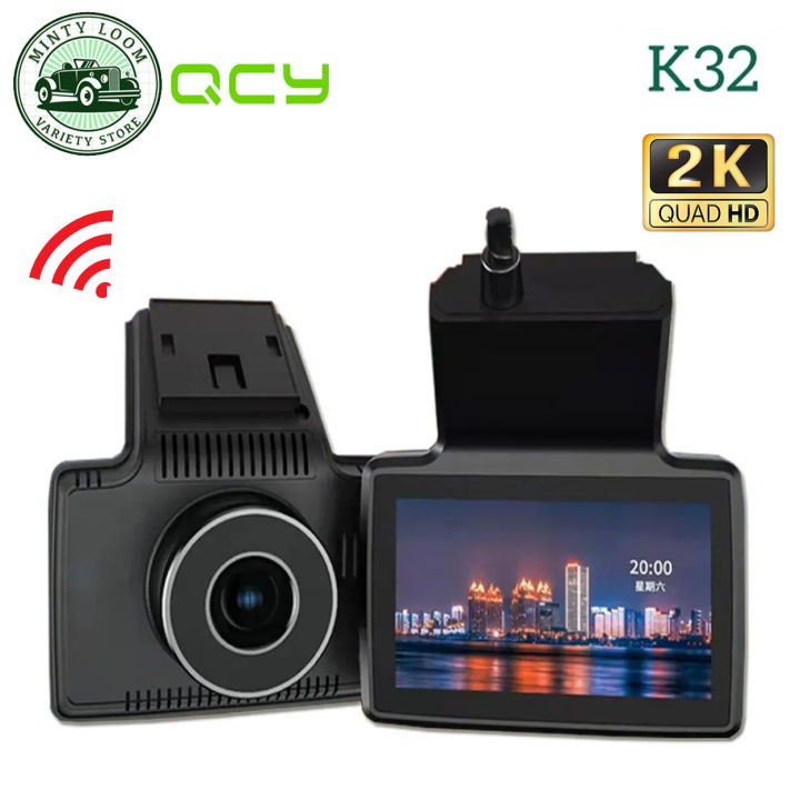 QCY K32 2K+1080P Dash Camera with Wifi / G-sensor and Loop Recording ...