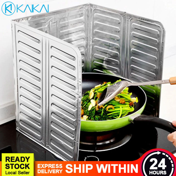 U Shaped Oil Splash Guard Aluminum Foil Gas Stove Shield Oil Splatter ...