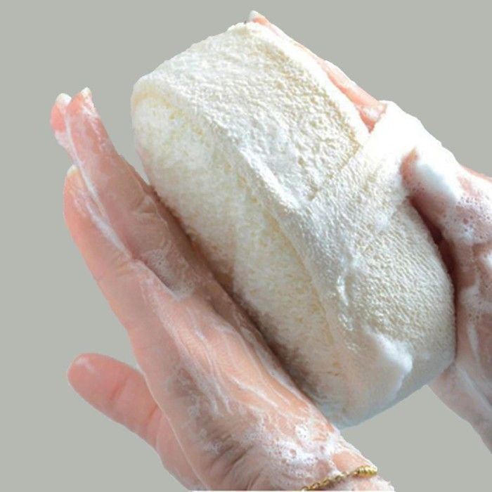 SSW Body Sponge Spons Mandi Shower Cleaning Bath Scrub Puff White ...