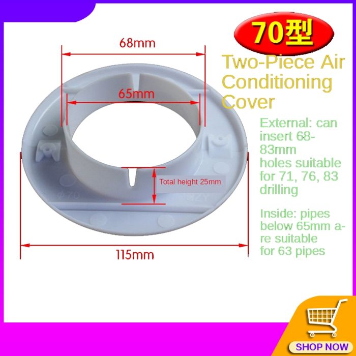 Wall Hole Cover for Air Conditioning Eye Stopper | Lazada PH