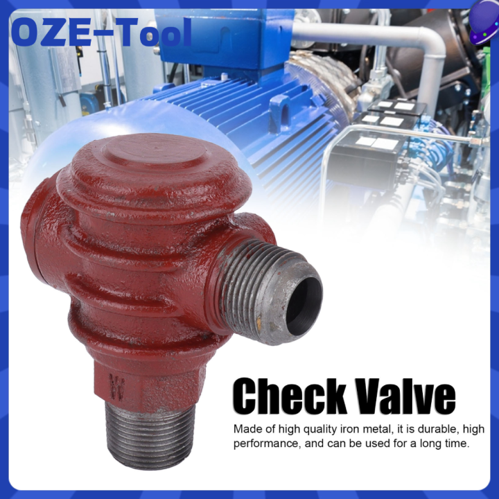 OZE-TOOL Check Valve Air Compressors Accessories Iron One Way Check ...