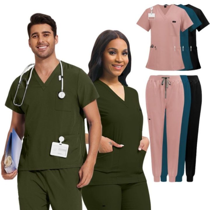 Workwear & Suits Multilcolors Hospital Medical Scrub Suits Uniform ...