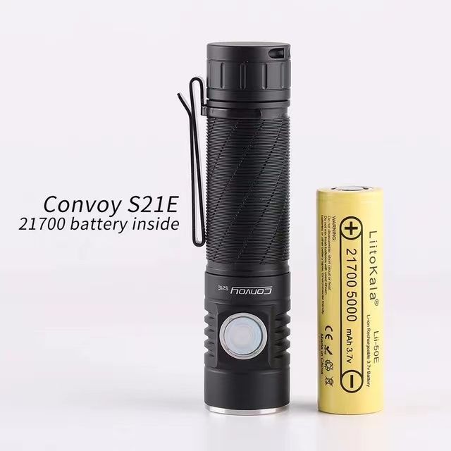 Convoy S21E 21700 flashlight SST40 SFT40 519A with 21700 inside | Lazada PH