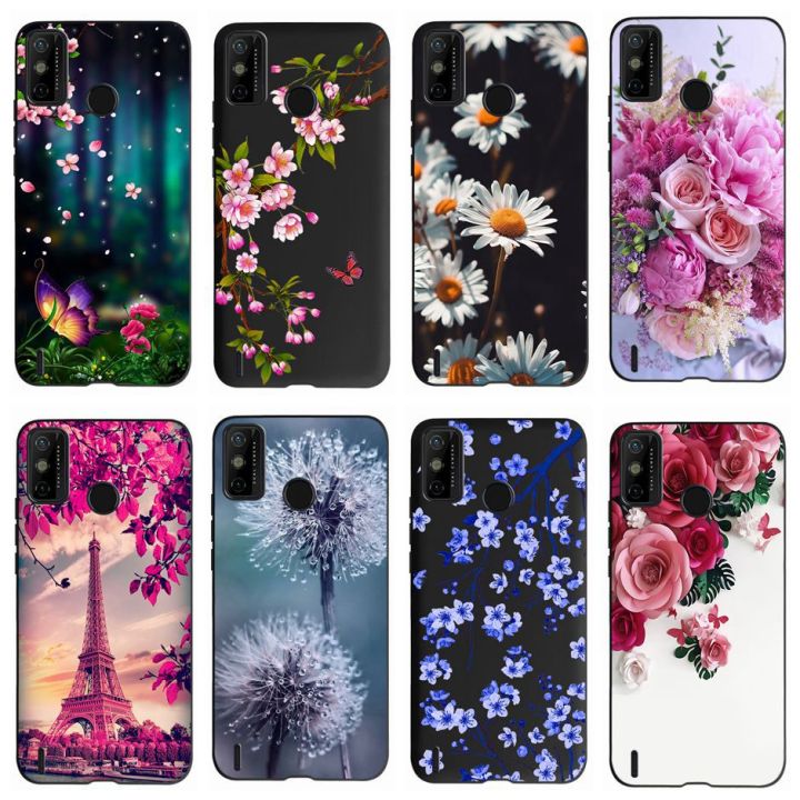 Tecno Spark 6 Go Tecno KE5 Casing Soft TPU Black Phone Case Cover For ...