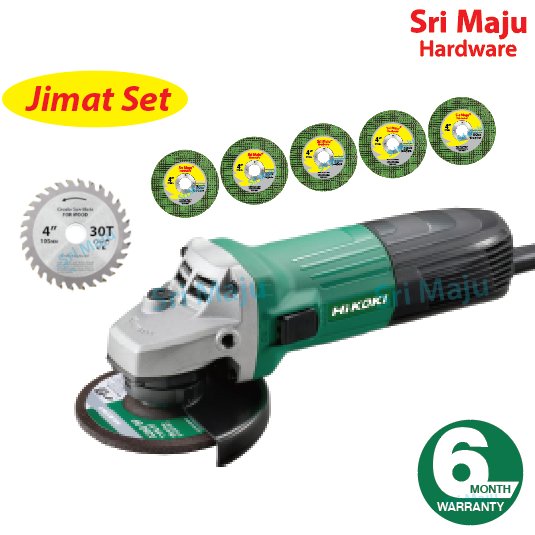 MAJU Hikoki Angle Grinder 4 715W PDA 100M Hitachi GWS Mesin Pencanai ...