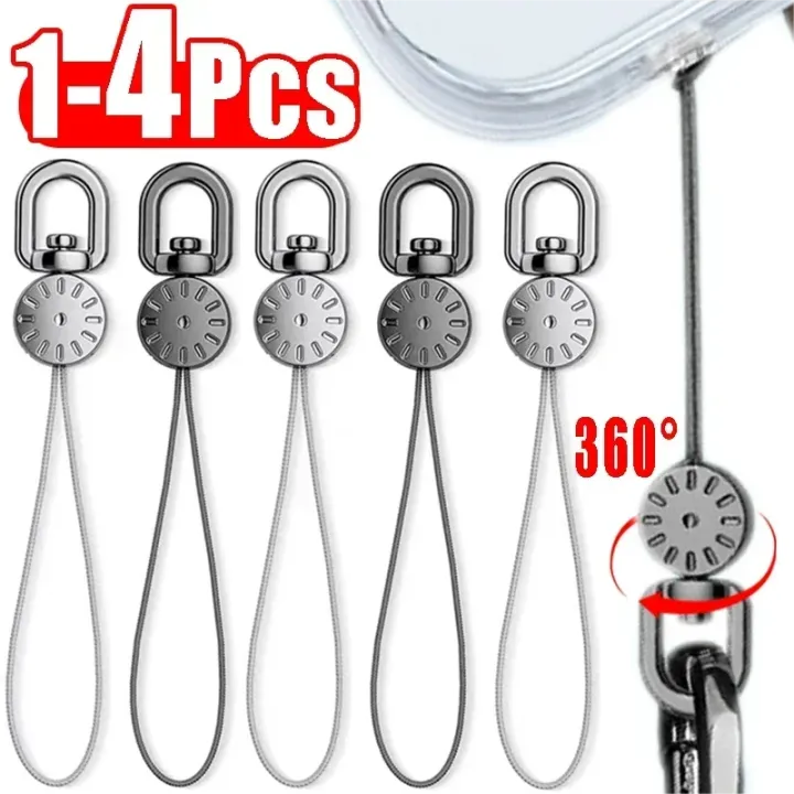 360° Rotatable Hand Wrist Lanyard String Short Grip Lanyard Mobile ...