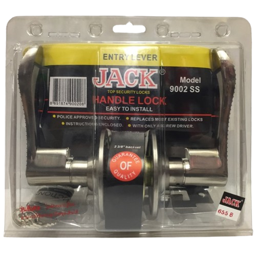 ลูกบิดประตูก้านโยกJACK TOP SECURITY LOCKS MODEL 9002SS สีเงิน (017627 ...