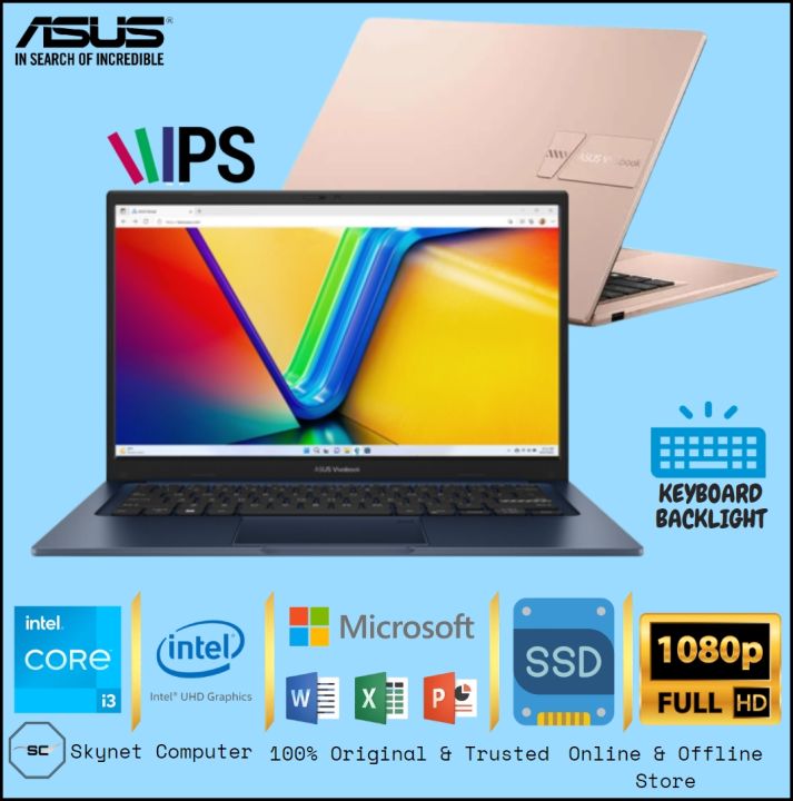 ASUS VIVOBOOK 14 A1404VA INTEL CORE i3 1315U RAM16GB SSD512GB FHD IPS ...