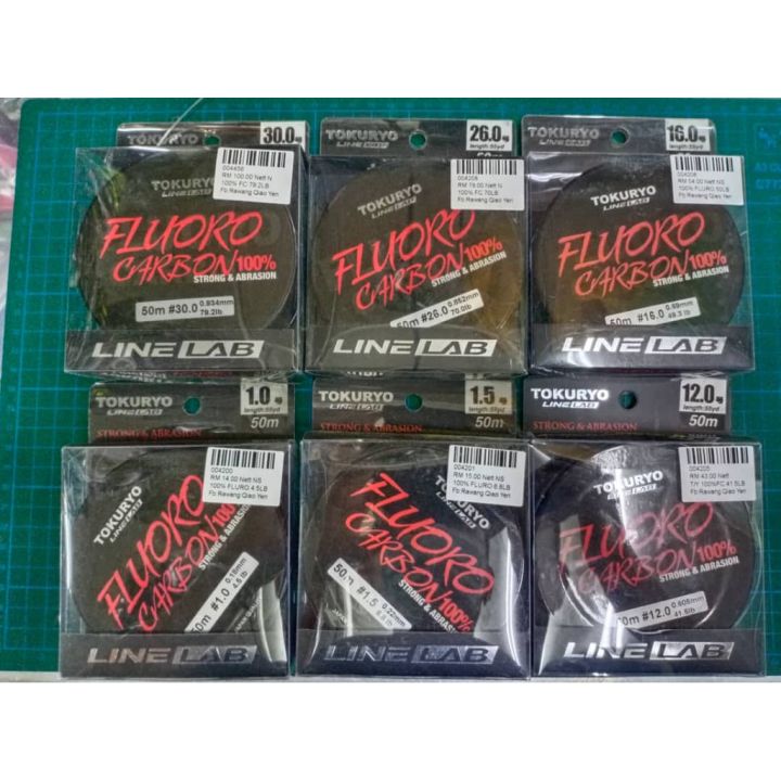 Tokuryo Shock Leader 100% FluoroCarbon 50m | Lazada