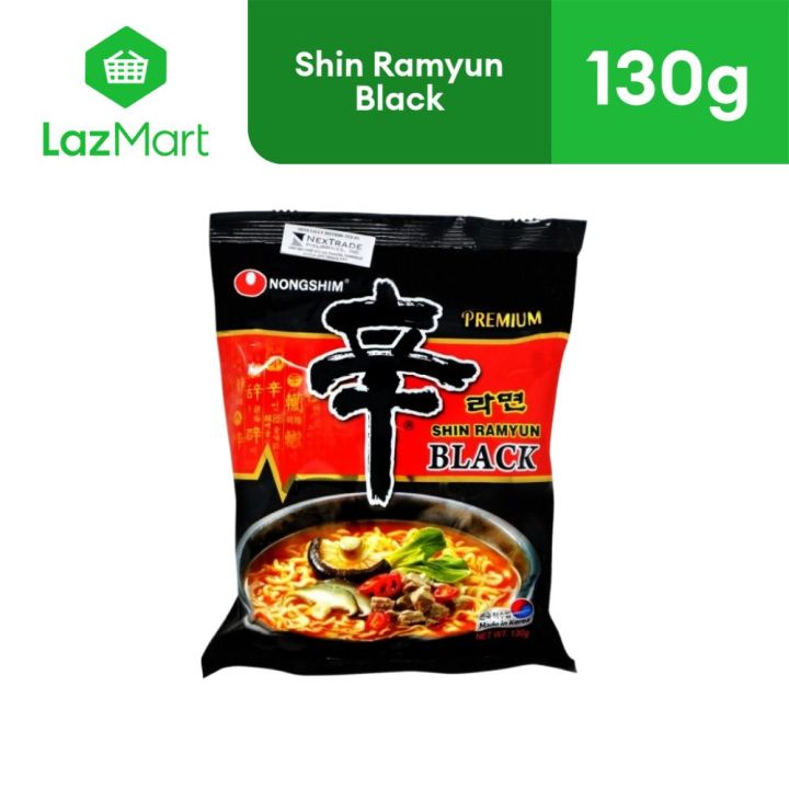 Nongshim Shin Ramyun Pouch Black 130g | Lazada PH