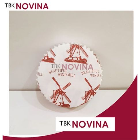 [200pcs] PAPER CUP CASE ROTI BULAT 8 CM / KERTAS ALAS CUP ROTI LAMINASI ...