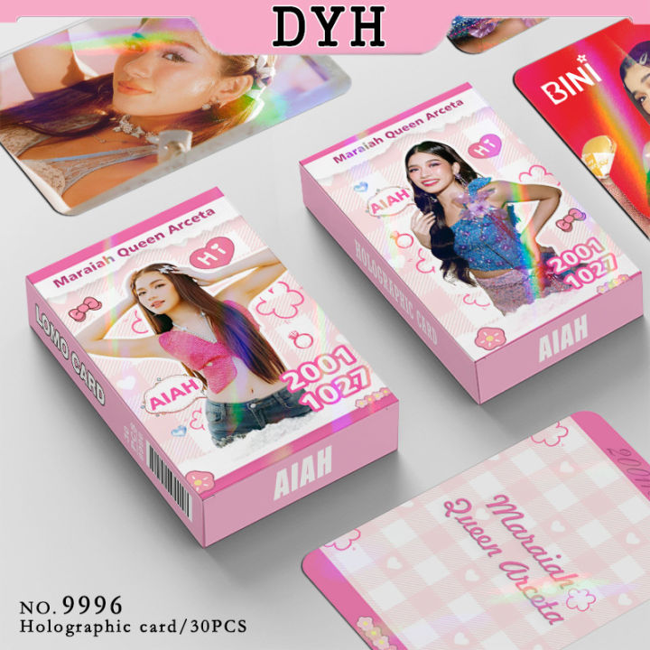 30pcs Bini Talaarawan Laser Photocard Holographic LOMO Card Aiah Colet ...