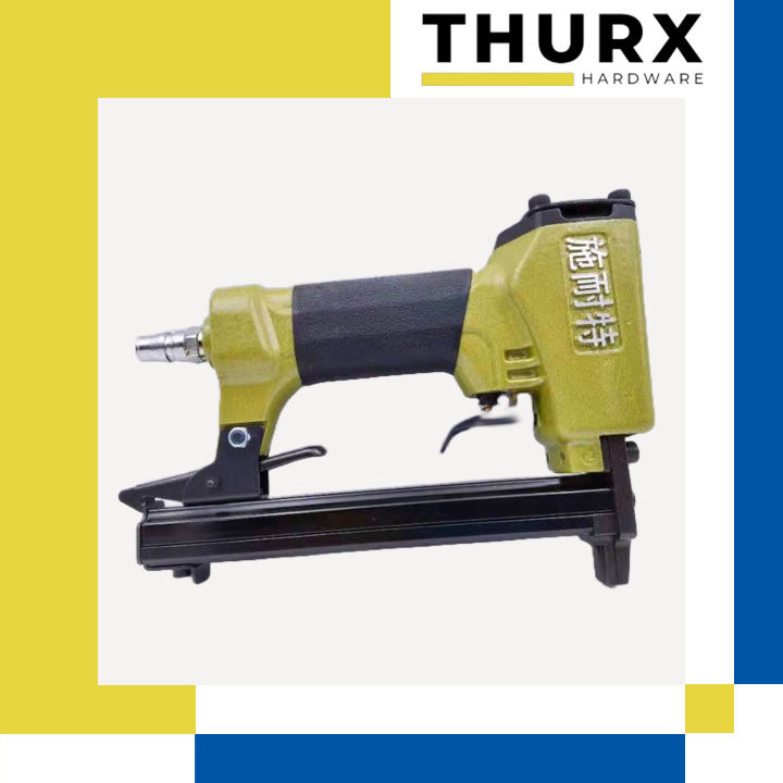 Thurx Air Tacker 1013J Gun Heavy Duty Pneumatic Staple Air Nailer Nail ...