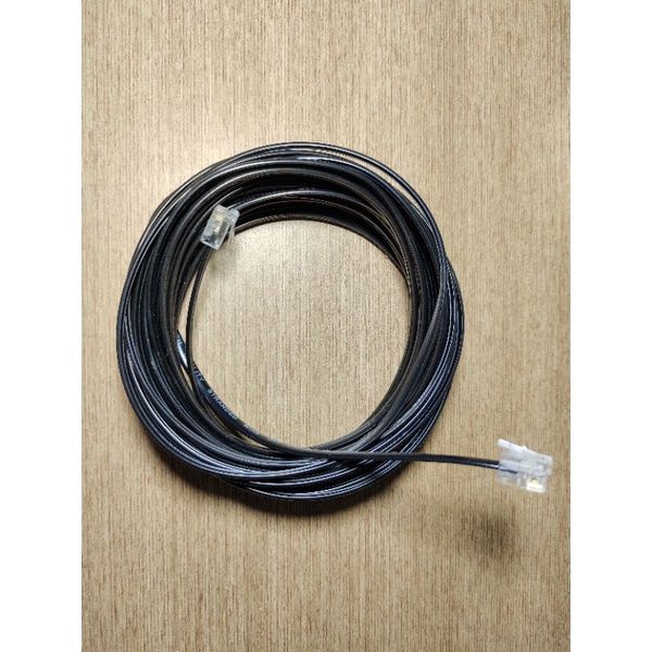 Ready to Use Telephone Wire flat with rj11 connector | Lazada PH