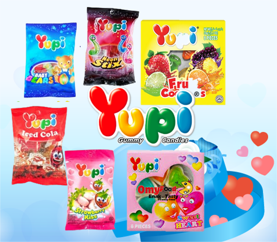 [SG seller]Yupi Gummy Candy, Happy Bear, Peach Ring, Ice Cola, Twin ...
