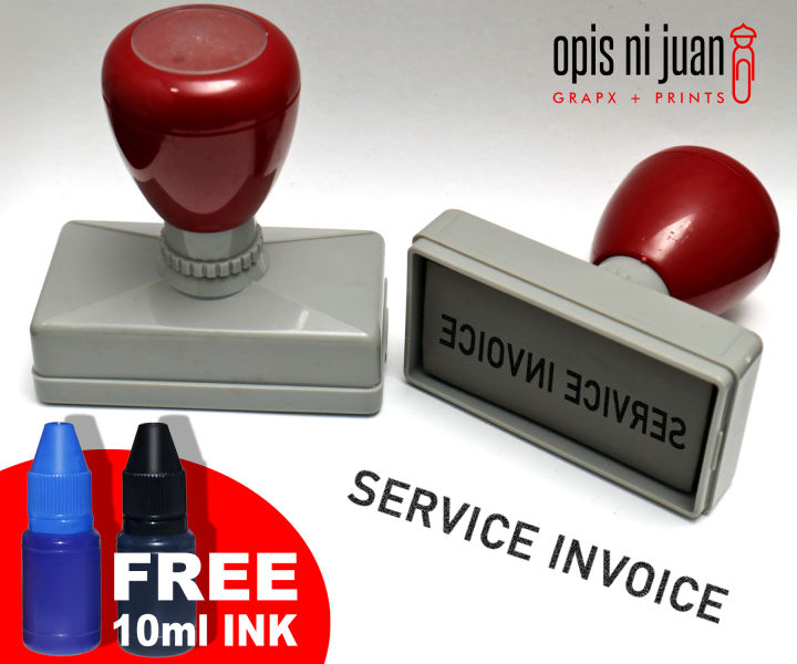 opisnijuan Personalized Customized Rubber Stamp SERVICE INVOICE, SALES ...