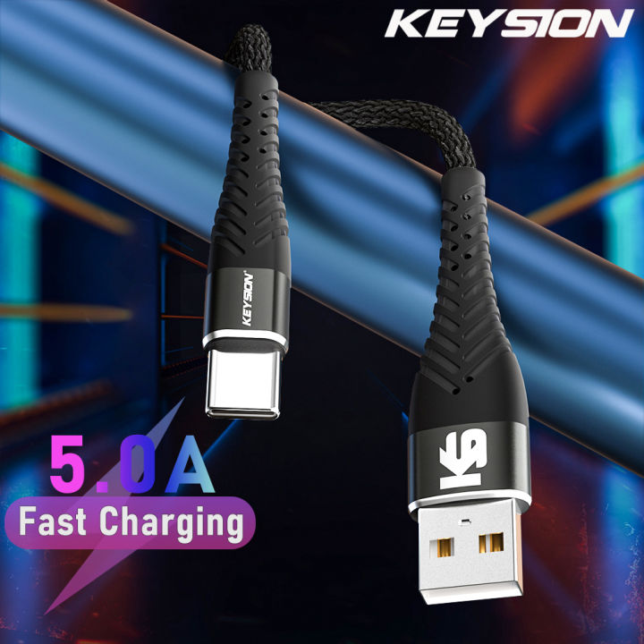 KEYSION 5A USB Type C Cable Micro USB Fast Charging Mobile Phone ...