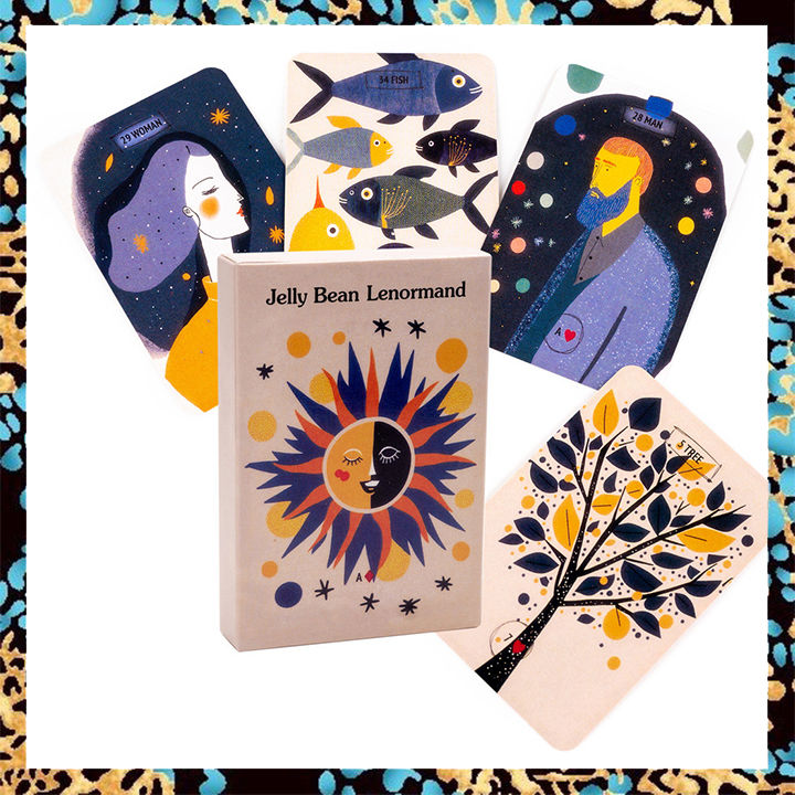 Jelly Bean Lenormand Card Deck | Size 8.8x6cm | Oracle Card ...