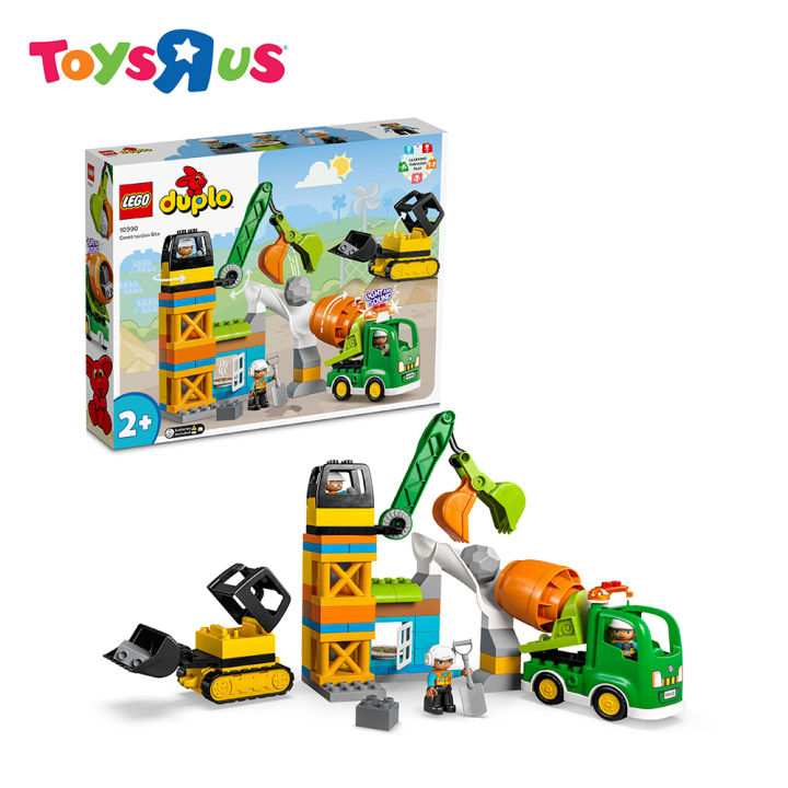 Lego Duplo 10990, Construction Site, Ages 2+, Building Blocks (61pcs ...