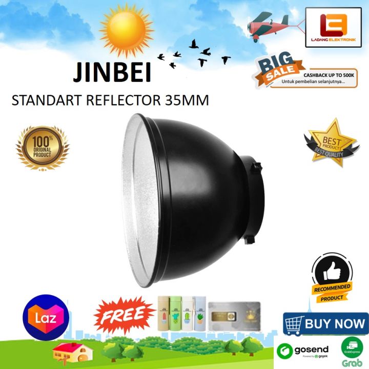 Jinbei standard reflector 35mm flash | Lazada Indonesia