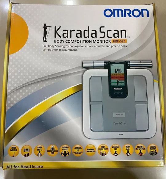 OMRON KARADA SCAN BODY COMPOSITION AND SCALE (HBF-375, HBF-214 ...