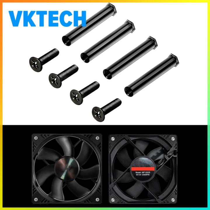 [Vktech] 4pcs Chassis Fan Screws Enhanced Stability Cooling Fan Nut ...