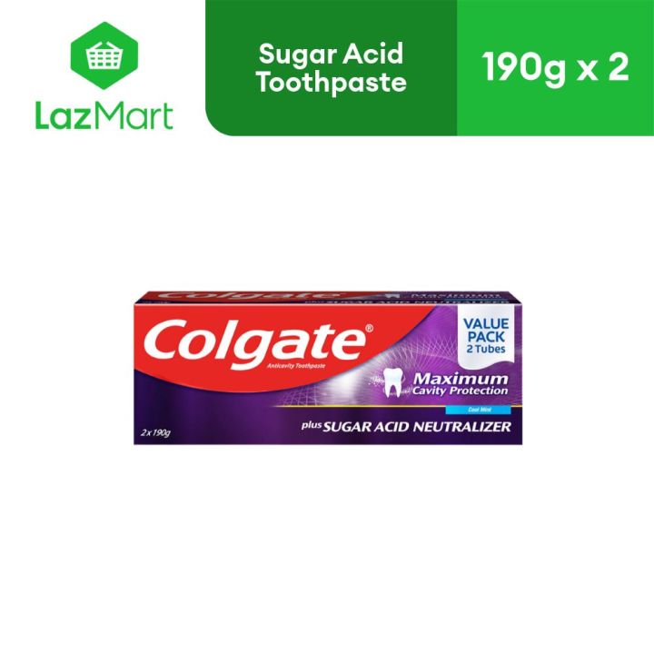 Colgate Maximum Cavity Protection plus Sugar Acid Neutralizer Anti ...