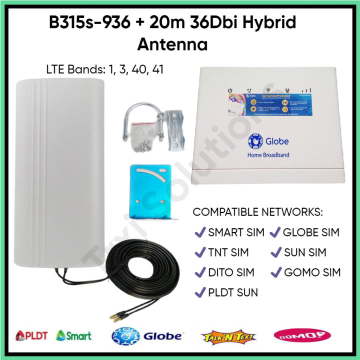 936 openline modem with hybrid antena 20 meters | Lazada PH