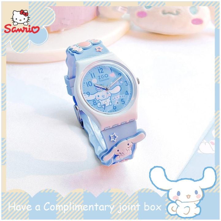 Original Sanrio Joint Zgo Cinnamonroll Anime Watches Waterproof Pointer ...