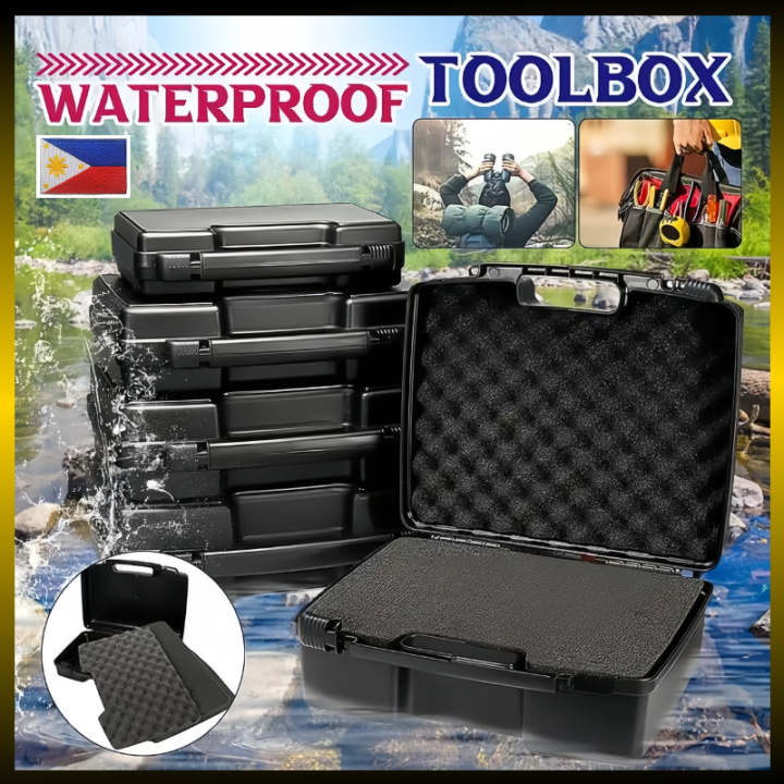 Portable Plastic Hard Carry Tool Case Safety Protection Suitcase ...