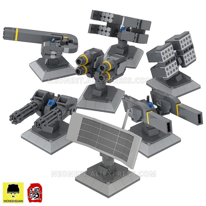 ชุดชุดเรด้าป้อมปืนจรวดรถไฟ7bf5เข้ากันได้บล็อกตัวต่อ Mage Bloks Minifigures Th