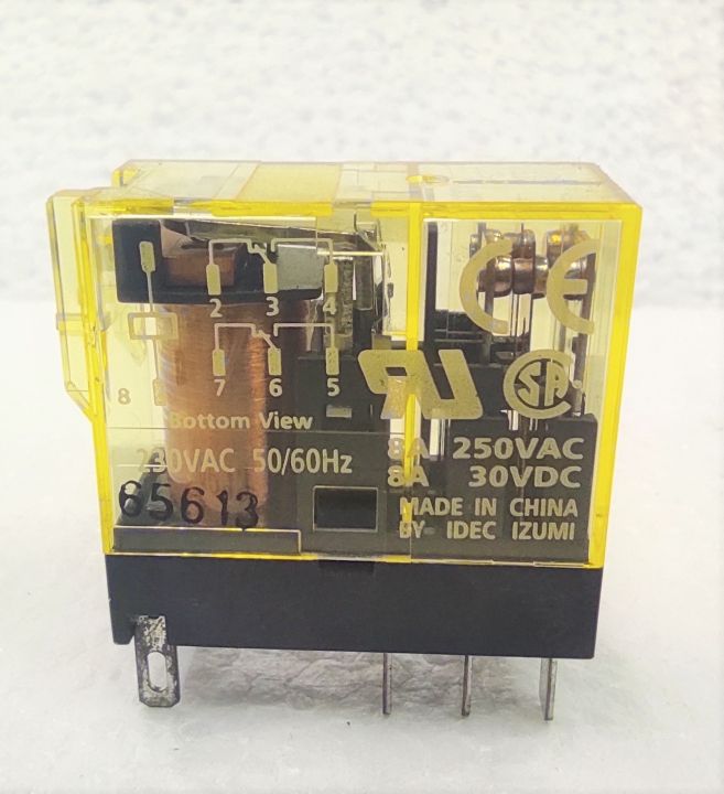 IDEC Relay DPDT, simple type w/o LED Indicator, Coil: 230VAC/110VAC/24 ...