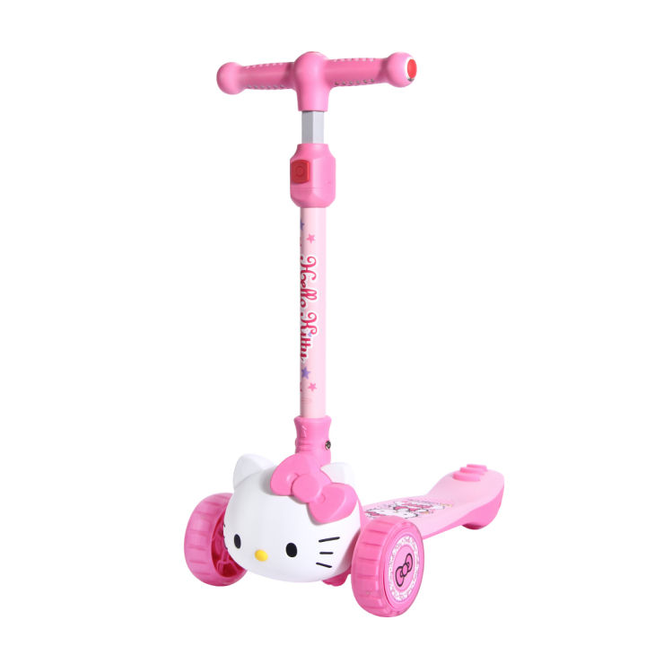 Mesuca Mickey HelloKitty 3D Pattern Cute Kid‘s Three Wheel Scooter 3 in ...