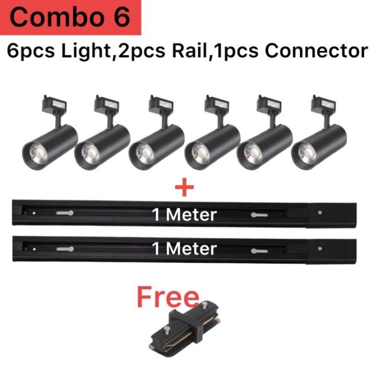 10W TRACK LIGHT COMBO SET WITH TRACK RAIL | Lazada