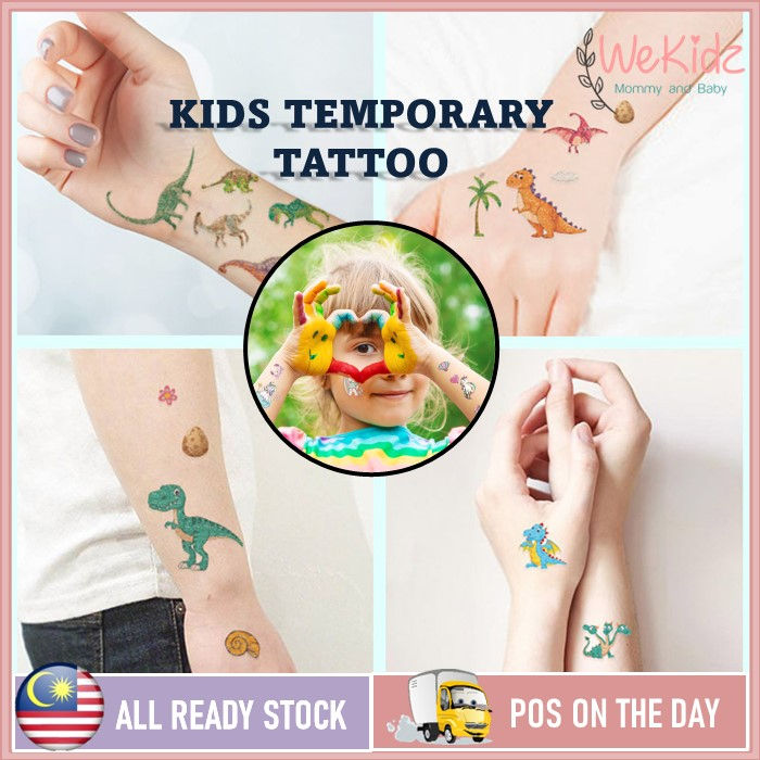 [WeKidz] 10pcs Kids Tattoo Sticker Temporary Tattoo Sticker Removable ...