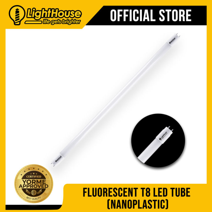 LIGHTHOUSE Fluorescent T8 LED Tube NANOPLASTIC 6500K 16W | 20W SOLD PER ...