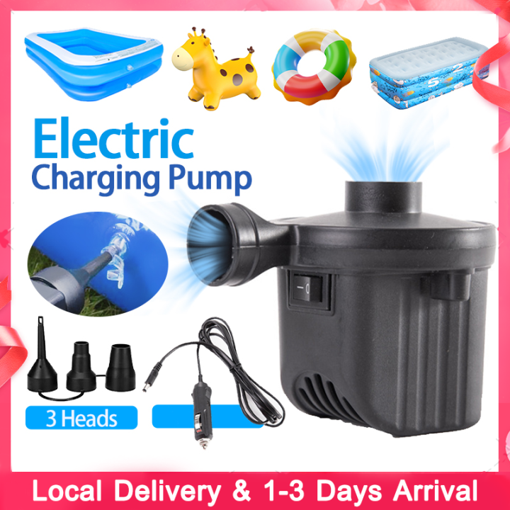 Inflatable Pool Electric Air Pump Swimming Pool Pump Car Bed Bag ...