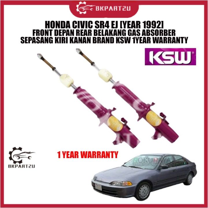 HONDA CIVIC SR4 EJ [YEAR 1992] FRONT DEPAN REAR BELAKANG GAS ABSORBER ...